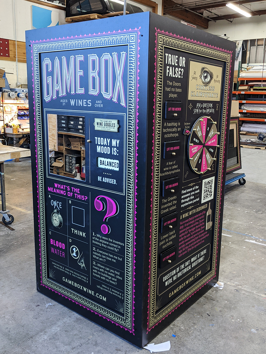 Gamebox Wine Displays | SIMON YUEN